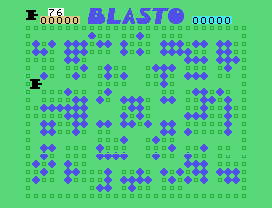 Screenshot of Blasto (TI-99/4A, 1978) - MobyGames