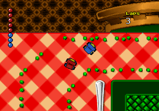 Screenshot of Micro Machines 2: Turbo Tournament (DOS, 1994) - MobyGames