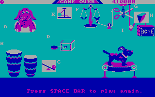 Screenshot of Creative Contraptions (DOS, 1985) - MobyGames