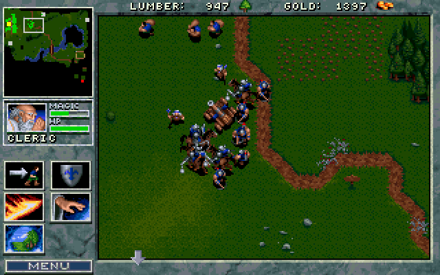 Screenshot of WarCraft: Orcs & Humans (DOS, 1994) - MobyGames