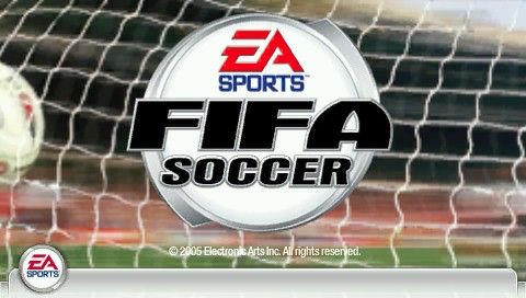 Screenshot of FIFA Soccer (PSP, 2005) - MobyGames