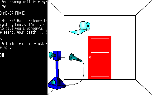 Screenshot of Meo's Mystery Adventure (PC-88, 1983) - MobyGames