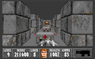 Screenshot of Wolfendoom (DOS, 2000) - MobyGames