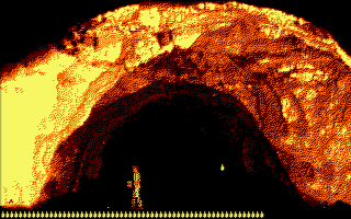 Screenshot of Journey to the Center of the Earth (Amstrad CPC, 1988 ...