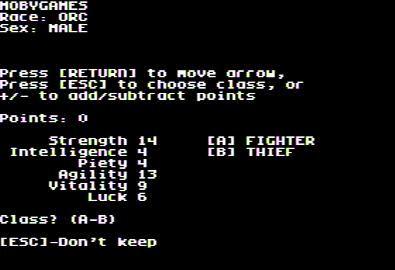 Screenshot of Silvern Castle: The Lost Crystal Orb (Apple II, 1999) - MobyGames