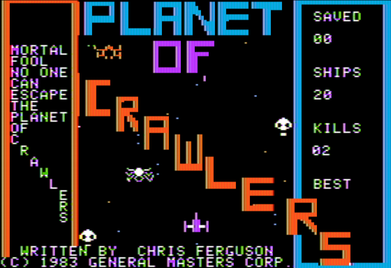 Planet of Crawlers (1983) - MobyGames
