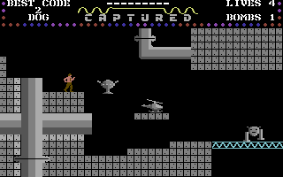 Screenshot of Captured (Commodore 64, 1986) - MobyGames
