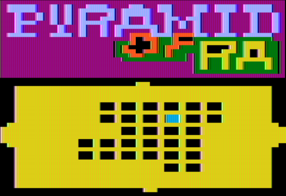 Screenshot of Pyramid of Ra (Apple II, 2018) - MobyGames