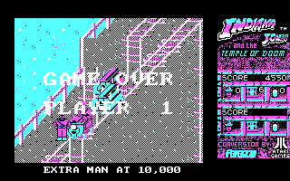 Screenshot of Indiana Jones and the Temple of Doom (DOS, 1985) - MobyGames