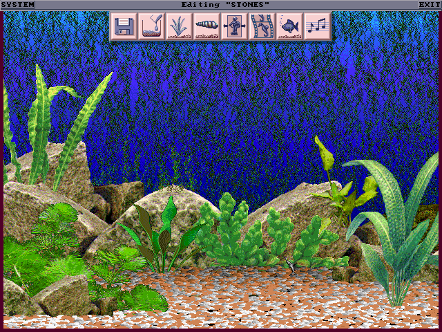 Screenshot of El-Fish (DOS, 1993) - MobyGames