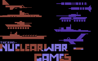 Thermo Nuclear War Games (1984) - MobyGames