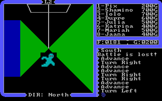 Screenshot of Ultima IV: Quest of the Avatar (DOS, 1985) - MobyGames