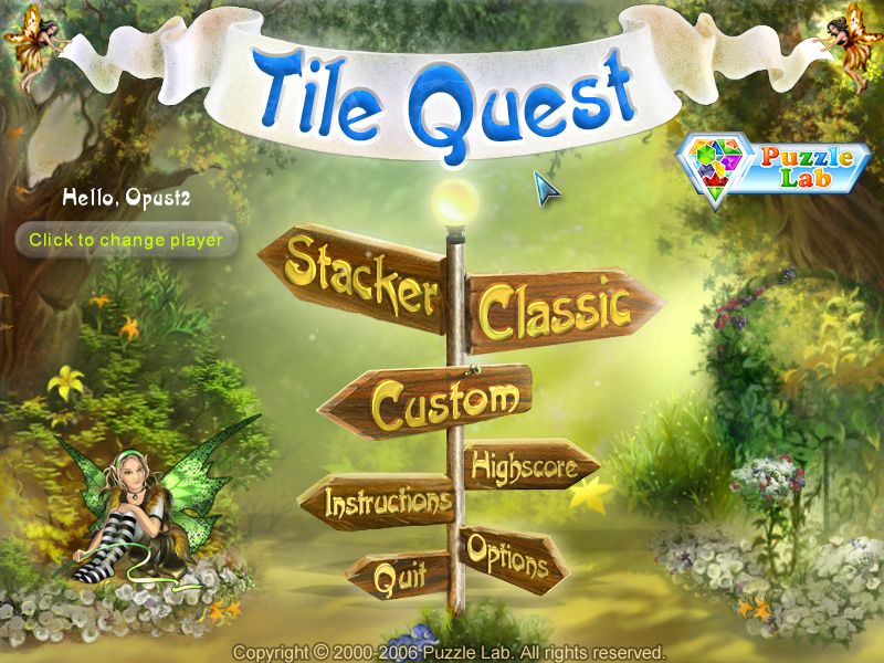 Screenshot of Tile Quest (Windows, 2006) - MobyGames