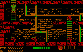 Screenshot of Teenage Mutant Ninja Turtles (DOS, 1989) - MobyGames