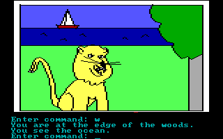 Screenshot of Hi-Res Adventure #2: The Wizard and the Princess (PC ...