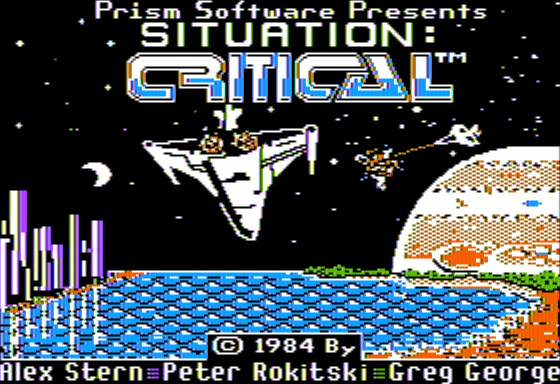 Situation Critical (1984) - MobyGames