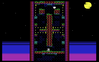 Screenshot of Old Tower (Commodore 64, 2018) - MobyGames