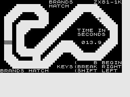 Screenshot of Challenge! (ZX81, 1982) - MobyGames