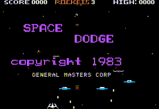 Space Dodge (1983) - MobyGames