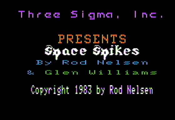 Space Spikes (1983) - MobyGames