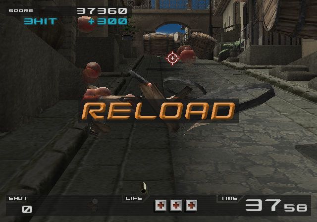Screenshot of Time Crisis II (PlayStation 2, 1997) - MobyGames
