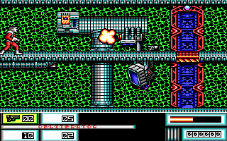 Screenshot of Obliterator (DOS, 1988) - MobyGames