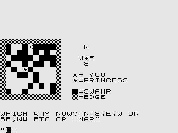 Screenshot of Fantasy Games (ZX81, 1981) - MobyGames