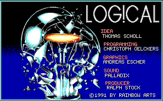 Screenshot of Log!cal (DOS, 1991) - MobyGames