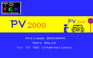 PV 2000 (1984) - MobyGames
