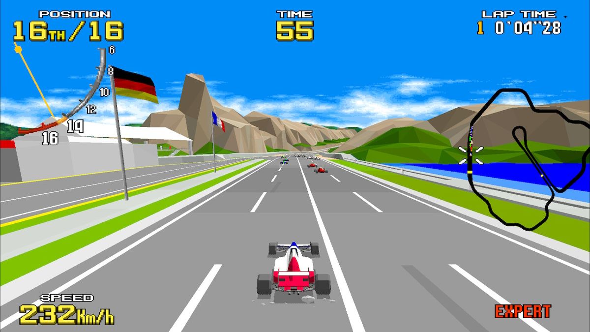 Screenshot of Virtua Racing (Nintendo Switch, 1992) - MobyGames