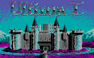 Screenshot of Ultima I (DOS, 1986) - MobyGames