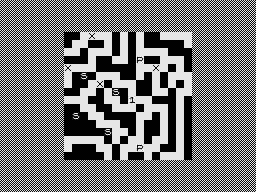 Screenshot of Mazogs (ZX81, 1981) - MobyGames