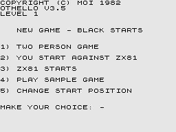 Moi Othello (1979) - MobyGames