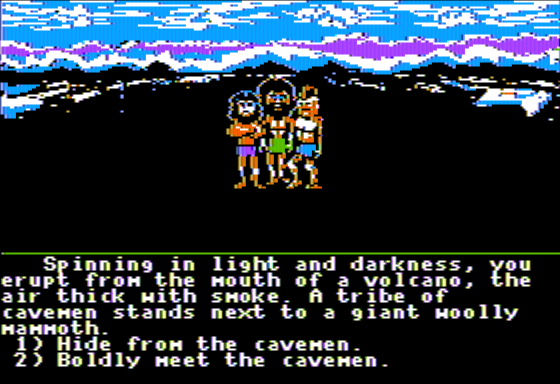 Screenshot of The Cave of Time (Apple II, 1985) - MobyGames