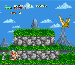 Screenshot of Joe & Mac: Caveman Ninja (SNES, 1991) - MobyGames