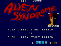 Screenshot of Alien Syndrome (SEGA Master System, 1987) - MobyGames