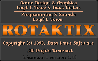 Rotaktix (1993) - MobyGames