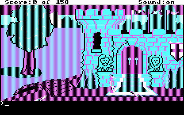 Screenshot of King's Quest (DOS, 1984) - MobyGames