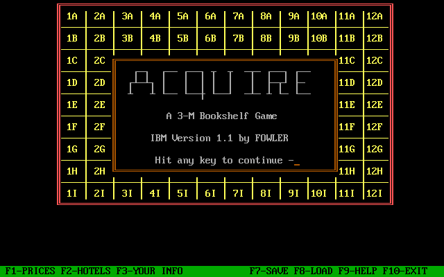 Acquire (1988) - MobyGames