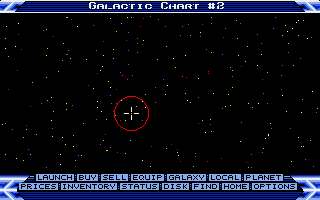 Screenshot of Elite (Amiga, 1984) - MobyGames