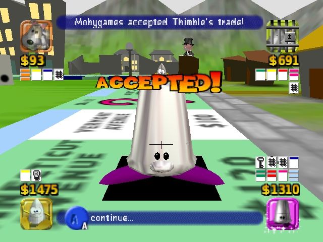 Screenshot of Monopoly (Nintendo 64, 1999) - MobyGames