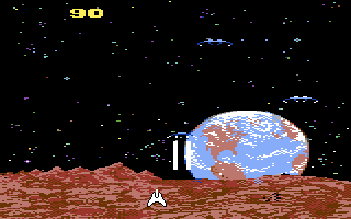 Screenshot of Demon Attack (Commodore 64, 1982) - MobyGames