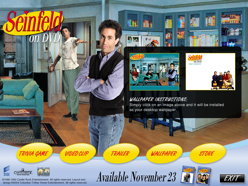 Screenshot of Seinfeld Trivia Game (Windows, 2004) - MobyGames