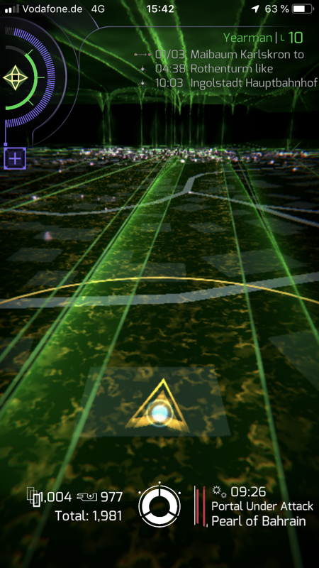 Screenshot of Ingress Prime (iPhone, 2016) - MobyGames