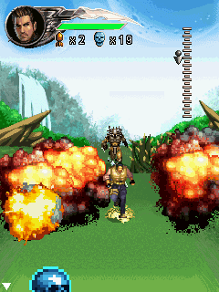 Screenshot of Predators (J2ME, 2010) - MobyGames