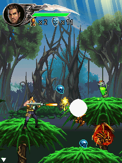 Screenshot of Predators (J2ME, 2010) - MobyGames