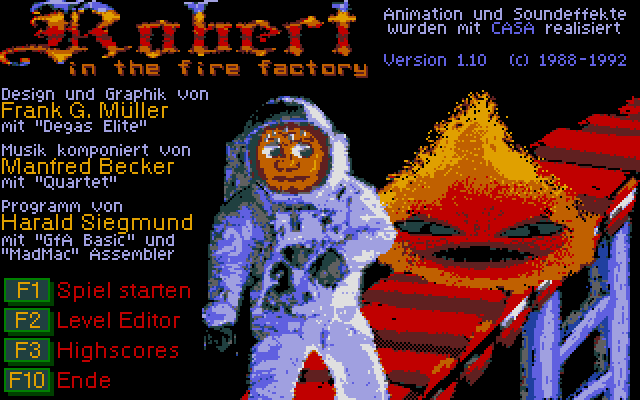 Robert in the Fire Factory (1992) - MobyGames