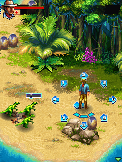 Screenshot of Jurassic Park (J2ME, 2010) - MobyGames