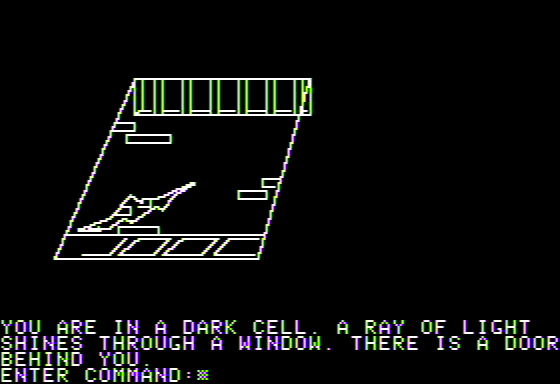 Screenshot of Secret Agent: Mission One (Apple II, 1983) - MobyGames
