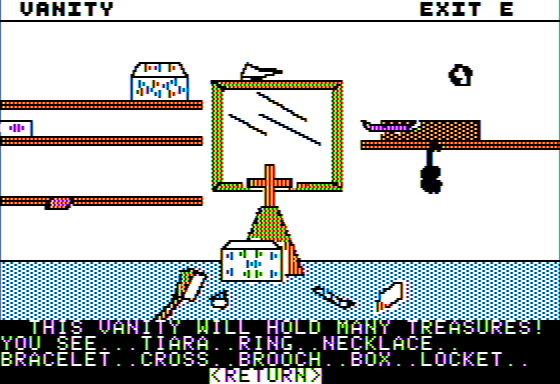 Screenshot of Sam Starr and the Spirit of Glenmore Castle (Apple II ...